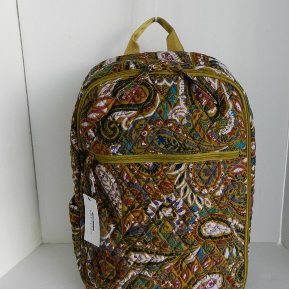 Vera Bradley | Bags | Vera Bradley Lay Flat Travel Backpack Laptop Bag ...